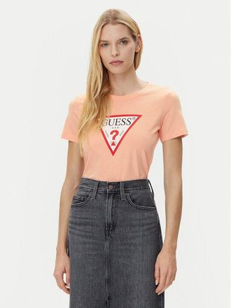 Guess T-Shirt W1YI1B I3Z14 Korallenfarben Regular Fit