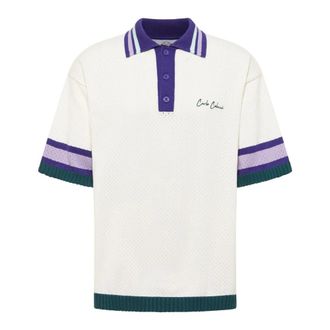 Carlo Colucci Match Point Faulhaber Mesh Polo - - Tops - Herren - Wei&szlig; - M