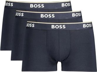 HUGO BOSS Homme, Sous-v&ecirc;tements, Bleu, Taille: L Boxer 3-Pack Coton Stretch