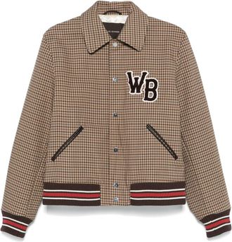 Wales Bonner Homecoming Varsity Jacke - Braun
