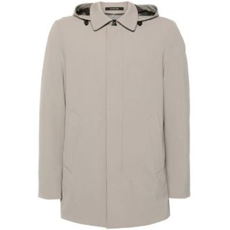 Montecore Homme, Vestes, Beige, Taille: 2XL Doudoune matelass&eacute;e avec plaque logo