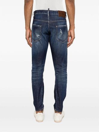 Dsquared2 Tailored Dark Denim Jeans - Blue