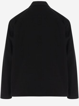 Saint Laurent Mens Cotton Shirt Black