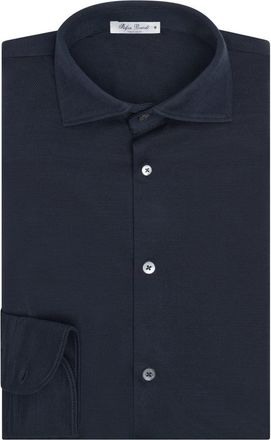 Stefan Brandt Weiches Piqué-Hemd aus Pima-Baumwolle in