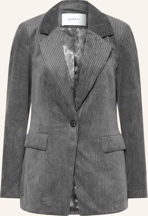 Comma Comma Cordblazer grau