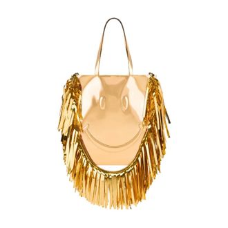 Moschino Shopping Smile Holiday Tote - - Bags - Damen - Gelb - ONE SIZE