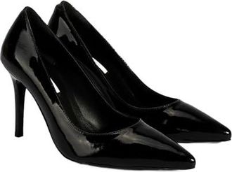 Desa Chaussures à Talon Aiguille à Bout Pointu en Cuir pour Femmes, Respirantes et durables, idéales pour lautomne/Hiver, Talon Haut et Largeur Standard | 