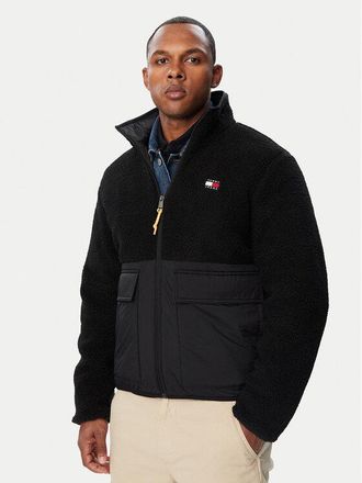 Tommy Jeans &Uuml;bergangsjacke Essential DM0DM23227 Schwarz Regular Fit