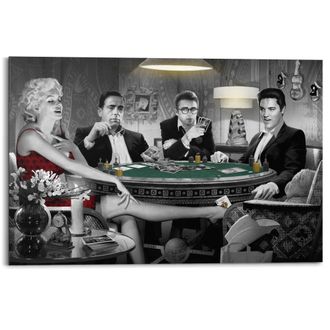 Reinders Wandbild, Chris Consani - four of a kind, Home Office, Bilder, Wanddeko, Room Decor, MDF, Schwarz-Wei&szlig;, 60 x 90