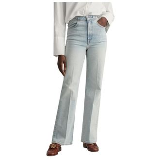 GANT High-Waisted Schlagjeans - - Jeans - Damen - Blau - W31