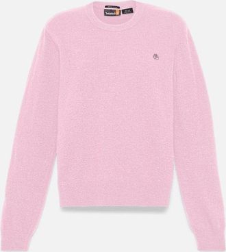 Timberland Rundhalspullover aus Merinowolle f&uuml;r Damen in Pink, Damen, Pink, Gr&ouml;&szlig;e