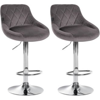 Clp 2er Set Barhocker Lazio Samp Chrom