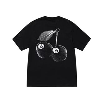 St&uuml;ssy Homme, Tops, Noir, Taille: XL Cherries Tee Noir Streetwear