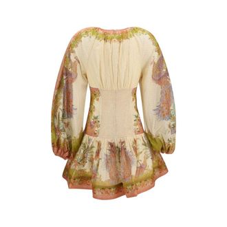 Zimmermann Womens Multicolor Cotton Casual Dress