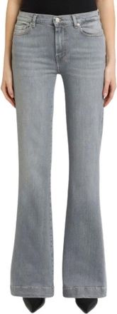7 For All Mankind Femme, Jeans, Gris, Taille: W28 Dojo Riverstone