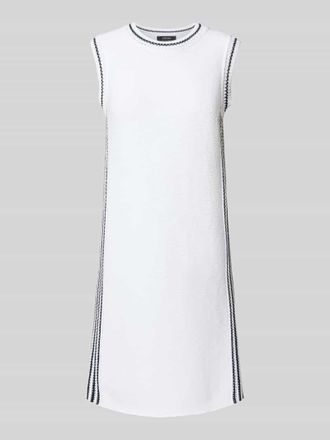 Marc Cain Strickkleid mit Rundhalsausschnitt und Kontraststreifen