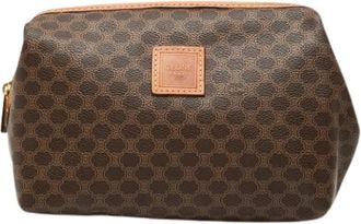 Celine Pre-owned Pochette en toile - Femme - Pre-owned - Brun - Taille: ONE Size