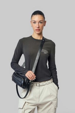 Acne Studios Distressed Logo T-Shirt