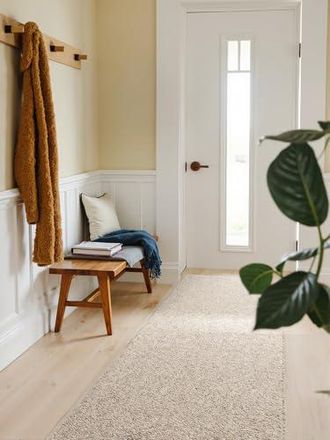 Elle Elle Decoration Rocco - Flachgewebe L&auml;ufer, Maschinen Waschbar, Woll Optik, Langlebig & Nachhaltig, Modern, Skandi Look f&uuml;r Wohnzimmer, Esszimmer, Sch