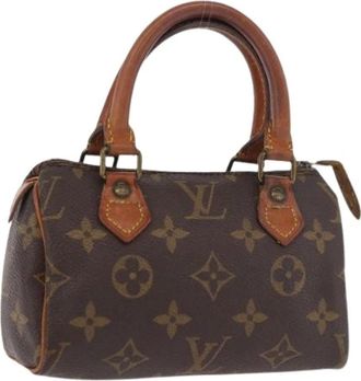 Louis Vuitton Sac Speedy Mini Pre-owned - Femme - Pre-owned - Brun - Taille: ONE Size