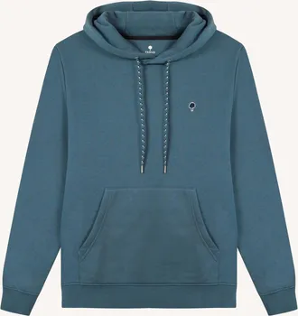 Faguo Sweat à capuche bleu coton - DIRAC