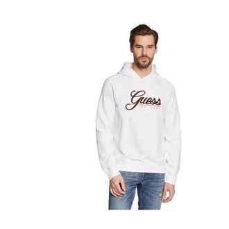 Guess Stilvolles Kapuzenshirt f&uuml;r M&auml;nner - - Sweatshirts & Hoodies - Herren - Wei&szlig; - L
