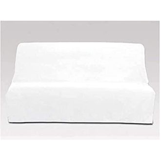 Soleil d'Ocre Panama Abdeckung Clic-Clac in Baumwolle Panama Baumwolle Wei&szlig; 190 x 204 cm