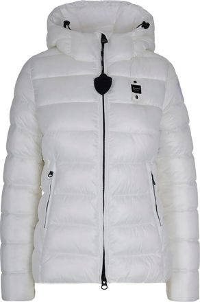 Blauer doudoune à capuche - Blanc