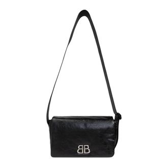 Balenciaga Shoulder Bag Monaco Small - - Bags - Herren - Schwarzk - ONE SIZE