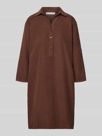 Zabaione Knielanges Hemdblusenkleid aus Cord Modell Ni44cole