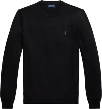 Polo Ralph Lauren Homme, Pulls, Noir, Taille: XL SweaT-shirt col rond brod&eacute; Aw25