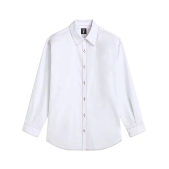 Vans Femme, Blouses et Chemises, Blanc, Taille: 38 FR Gillian Graphic Button