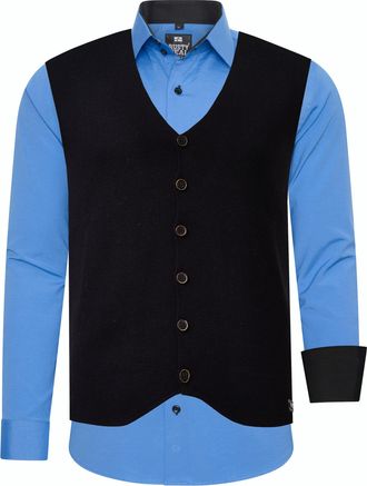 Rusty Neal Hemd mit Weste 2-teilig