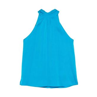 Nouvelle/Silk95Five Neckholder-Top mit gerafftem Ausschnitt - - Tops - Damen - Blau - M
