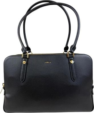 Furla Femme, Sacs, Noir, Taille: ONE Size Giulia L Boston Bag