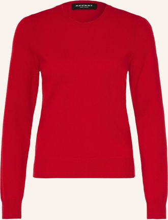 Repeat Repeat Cashmere-Pullover rot