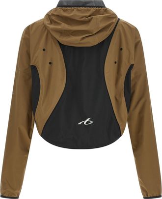 Balenciaga Cropped Techwear Hoodie - tan