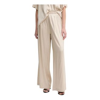 Mos Mosh Mmrita Satin Pant - - Trousers - Damen - Beige - M