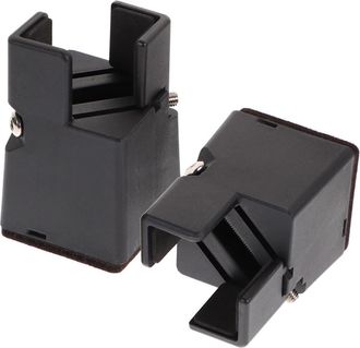 Cabilock 2 Stück Verstellbare Möbelerhöhung Höhe Schwarz für Möbelbeine Stabile Bett Schreibtischfüße Rostfrei für Runde und Eckige Tisch Stuhlbeine Geeignet