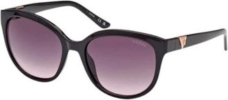 Guess Femme, Accessoires, Noir, Taille: 56 MM Round Lunettes de soleil