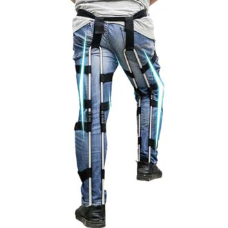 Generico Faltbarer Outdoor-Hocker: tragbarer magischer Stuhl, Verstellbarer tragbarer Sitz, unsichtbarer Campingsitz, Konzert-U-Bahn-Zubehör für einfachen Tran