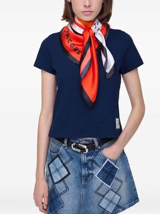 Marc Jacobs Seidenschal mit Joy-Print - Orange