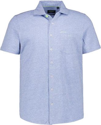 N.Z.A. Herren Kurzarmhemd blau