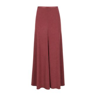 Alberta Ferretti Femme, Pantalons, Rouge, Taille: 40 FR Pantalon large