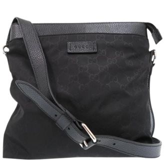 Gucci Pre-owned Leder Crossbody Bag - - Pre-owned - Damen - Schwarzk - ONE SIZE