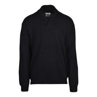 Wool & Co Pullover - - Knitwear - Herren - Schwarzk - 2XL
