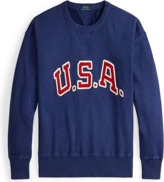 Ralph Lauren Sweatshirt mit USA-Schriftzug auf Fronsteite in