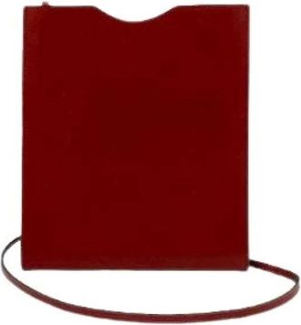 Herm&egrave;s Sac bandouli&egrave;re Om&eacute;nite Box Calf Pre-owned - Femme - Pre-owned - Rouge - Taille: ONE Size