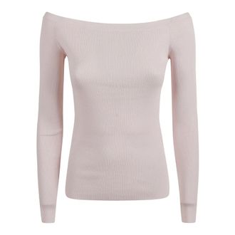 P.A.R.O.S.H. Bootausschnitt-Pullover - - Knitwear - Damen - Rosa - M