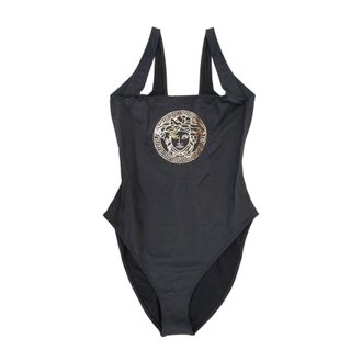 Versace Slip-On Badeanzug - - Swimwear - Damen - Schwarzk - L